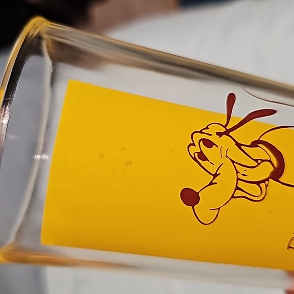 Disney | Dining | Vintage Disney Pluto And Goofy Drinking Glass | Poshmark